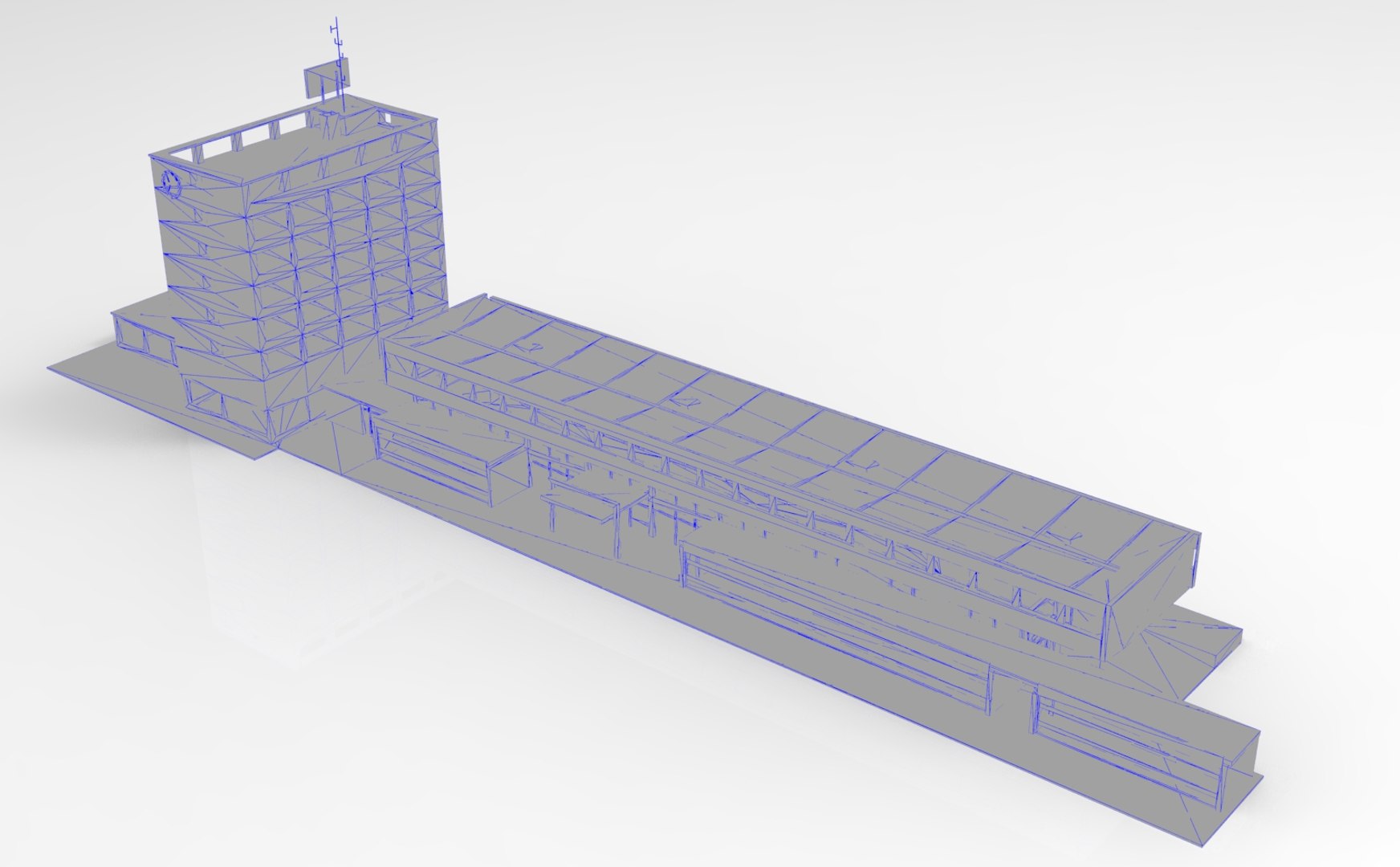 3D shopping mall building model - TurboSquid 1557322