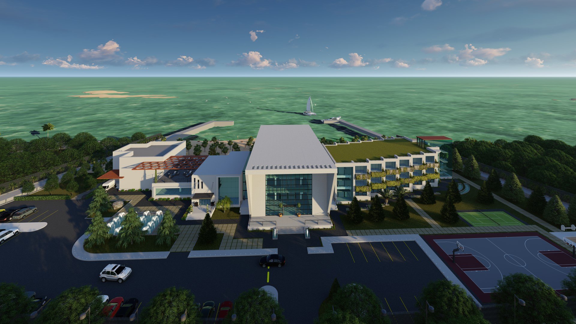 3D Resort Revit - TurboSquid 1351786