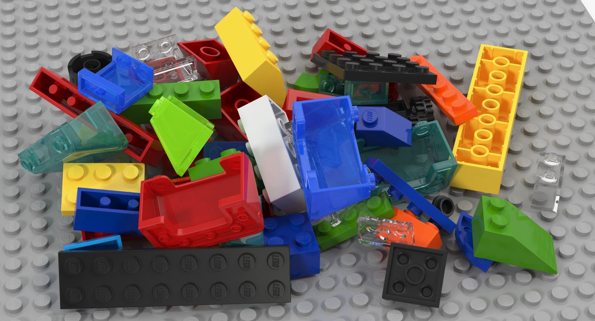 Lego Bricks 3D Model - TurboSquid 1331431