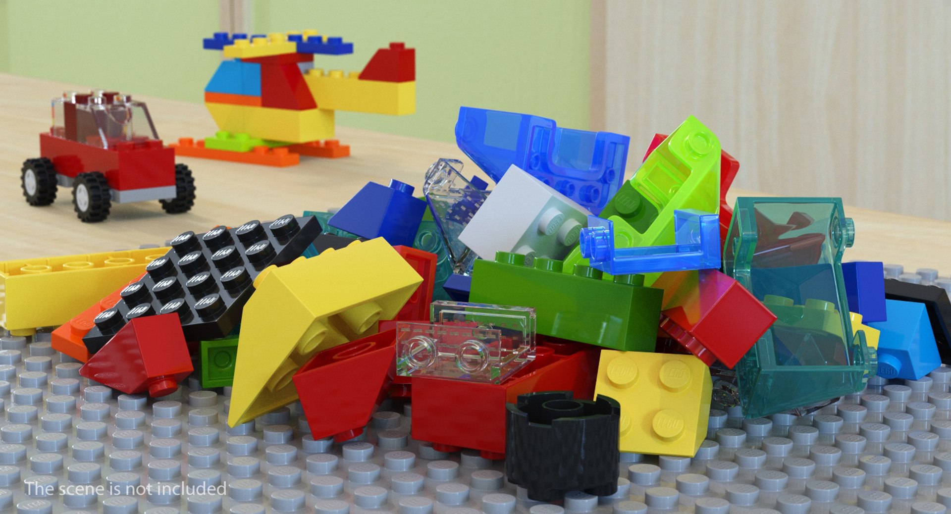 Lego Bricks 3D Model - TurboSquid 1331431