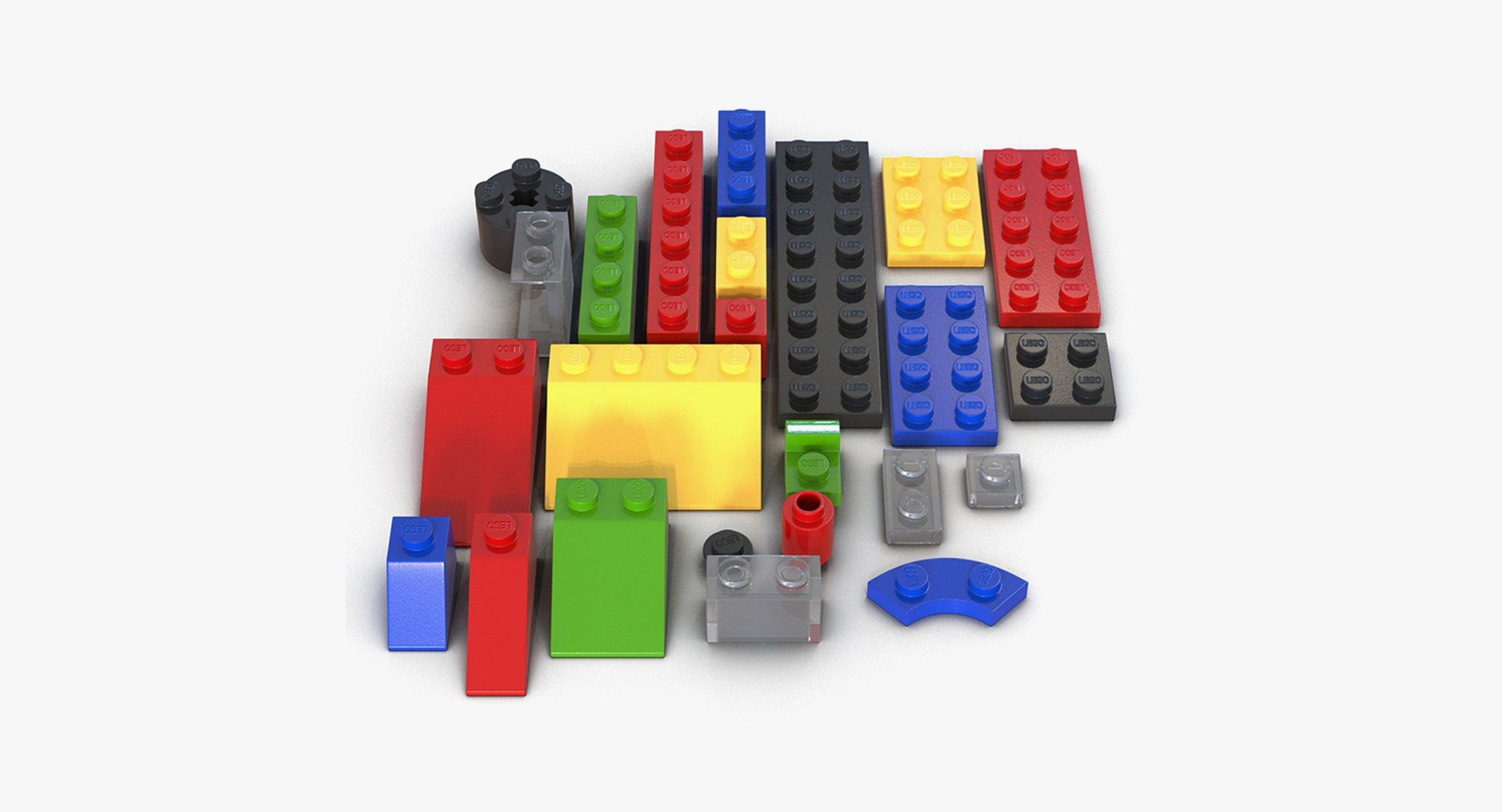 Lego Bricks 3D Model - TurboSquid 1331431
