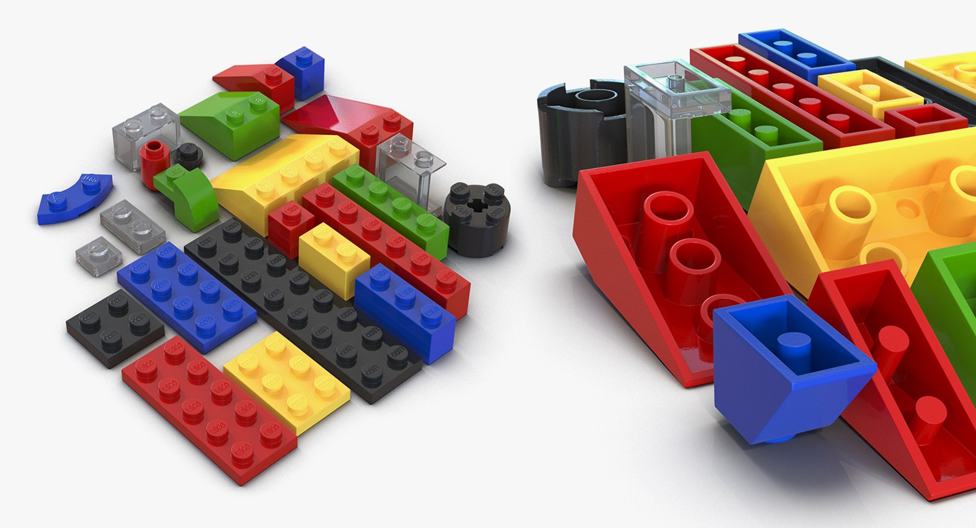 Lego Bricks 3D Model - TurboSquid 1331431