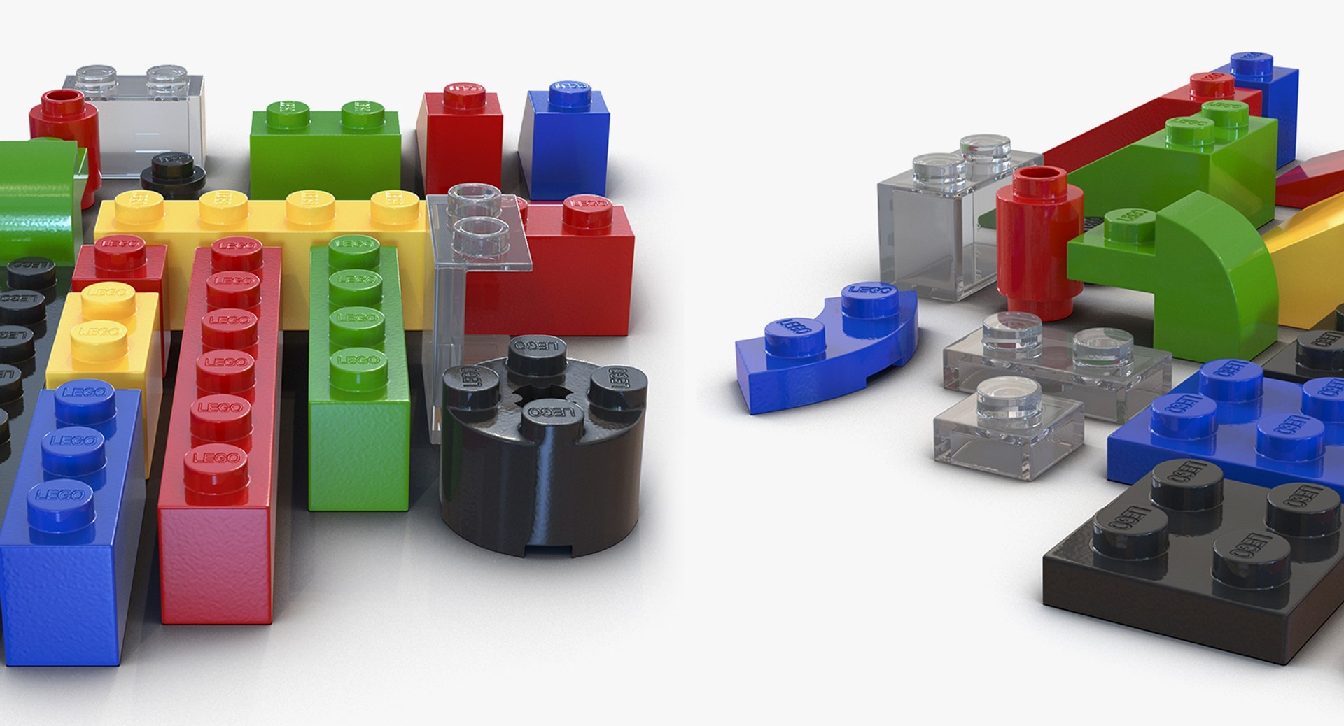 Lego Bricks 3D Model - TurboSquid 1331431