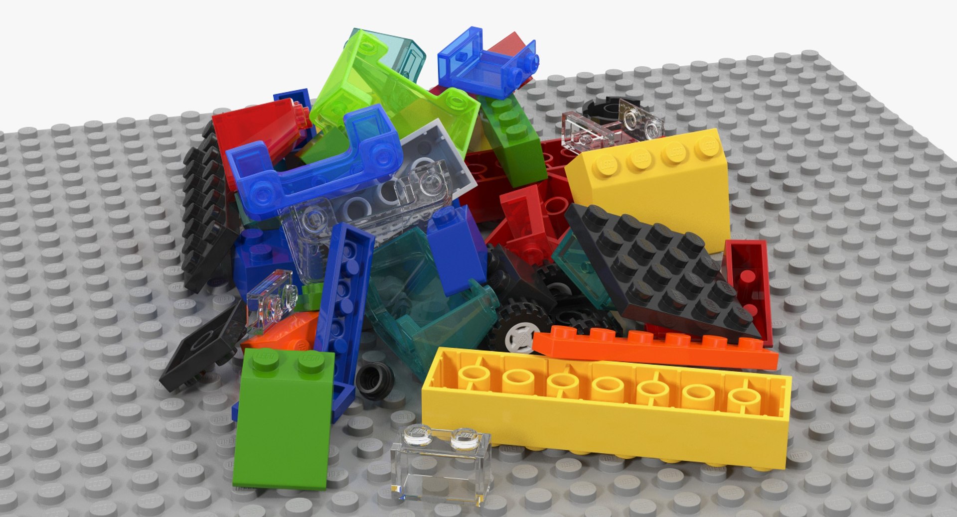 Lego Bricks 3D Model - TurboSquid 1331431