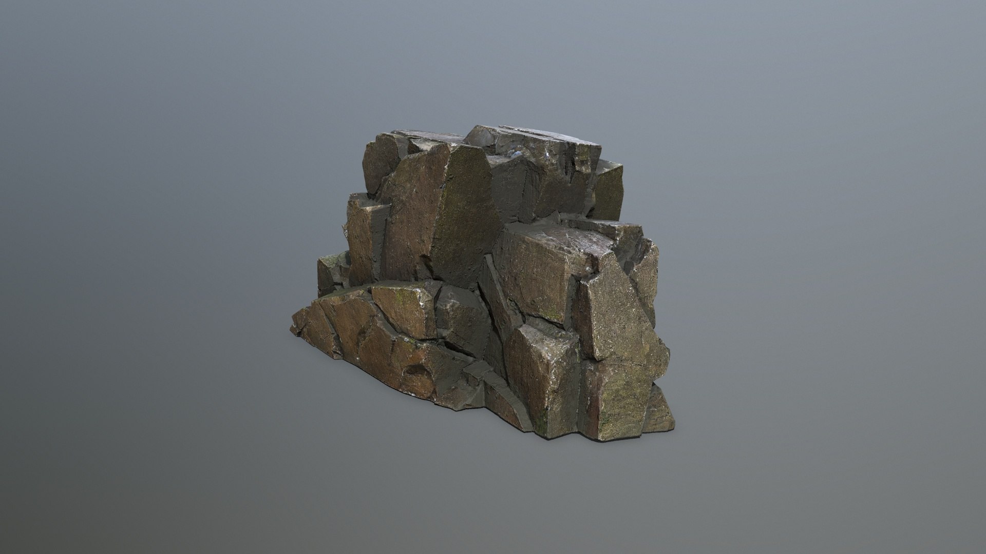 3D Cliff Rocks - TurboSquid 2300039