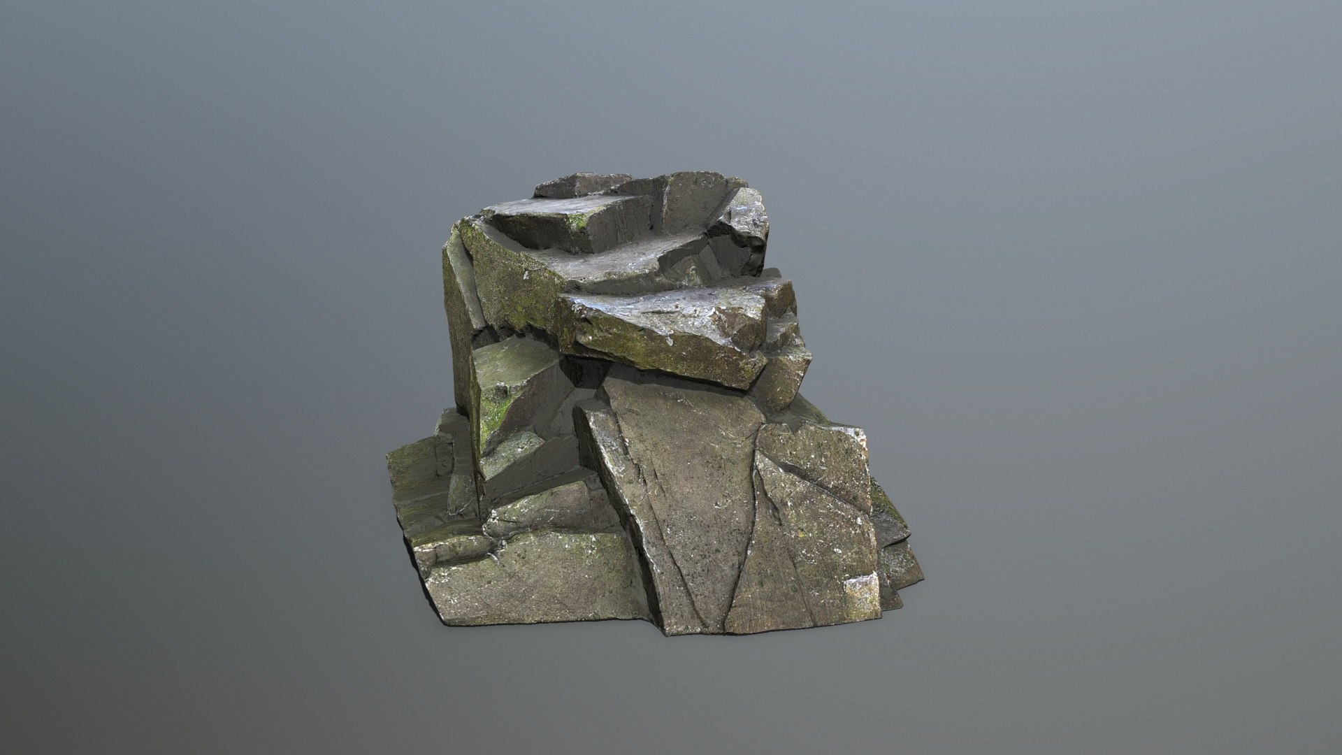 3D Cliff Rocks - TurboSquid 2300039