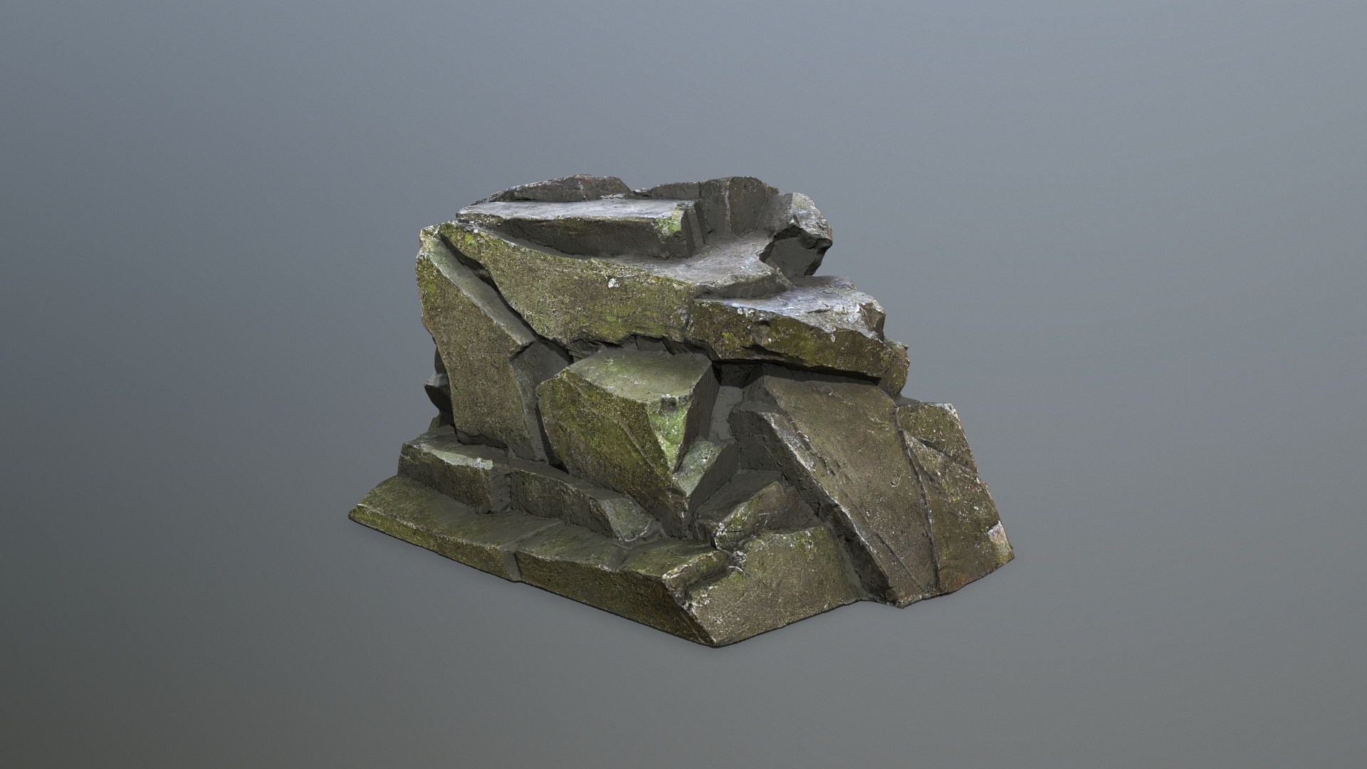 3D Cliff Rocks - TurboSquid 2300039