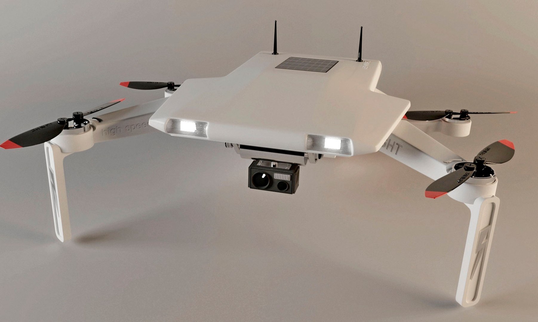 Quadcopter 3D Model - TurboSquid 2108334
