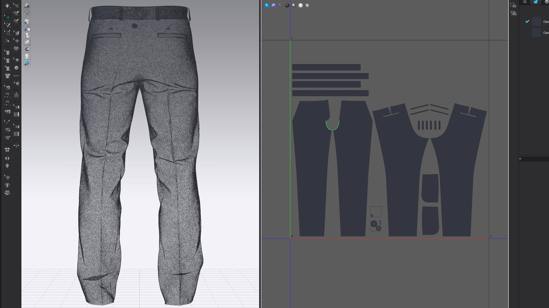 3D Classic Pants - Marvelous Designer Model - TurboSquid 1960406