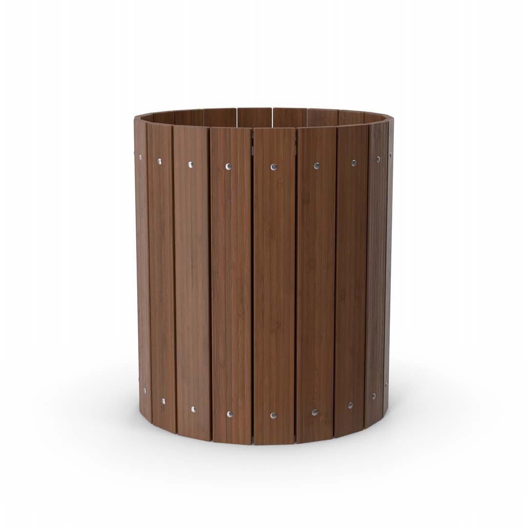 Park Trash Can 3D Model - TurboSquid 2189901