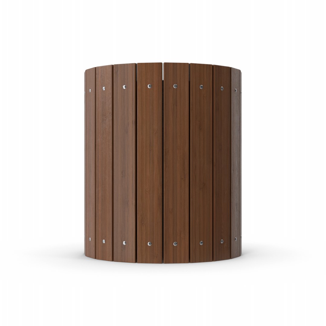 Park Trash Can 3D Model - TurboSquid 2189901