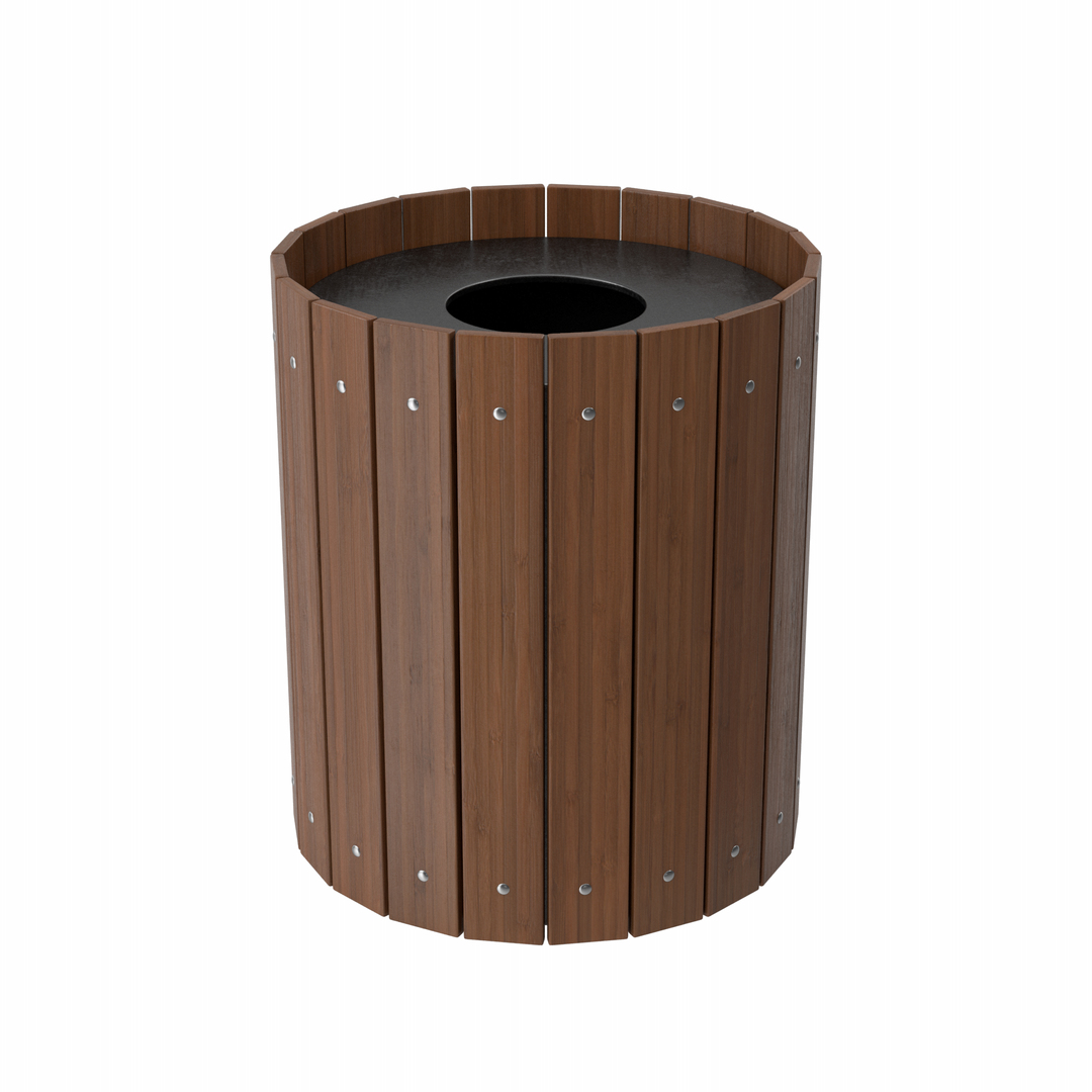 Park Trash Can 3D Model - TurboSquid 2189901