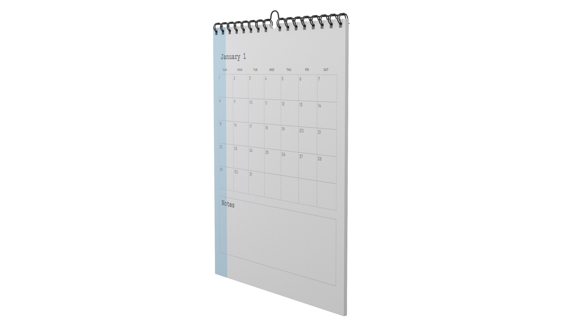 Calendar Model - TurboSquid 2067985