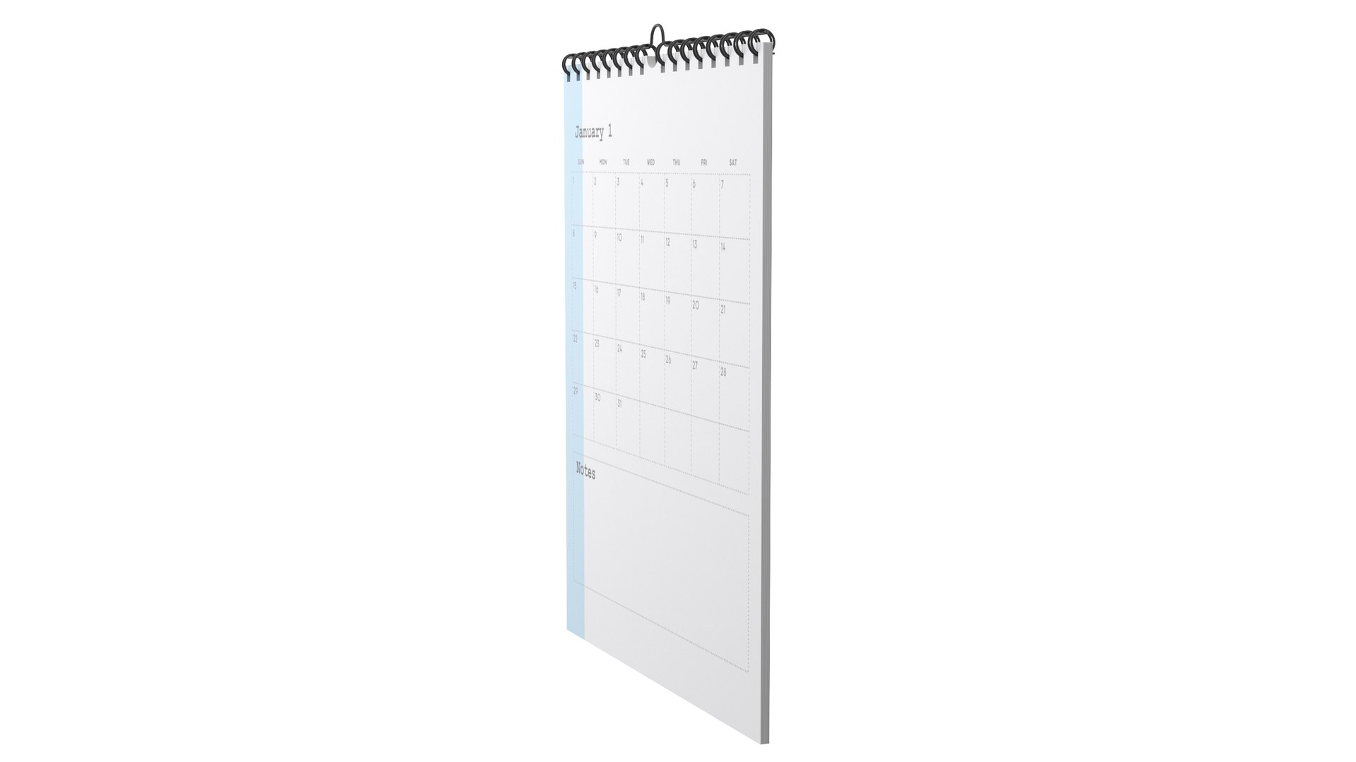 Calendar Model - TurboSquid 2067985