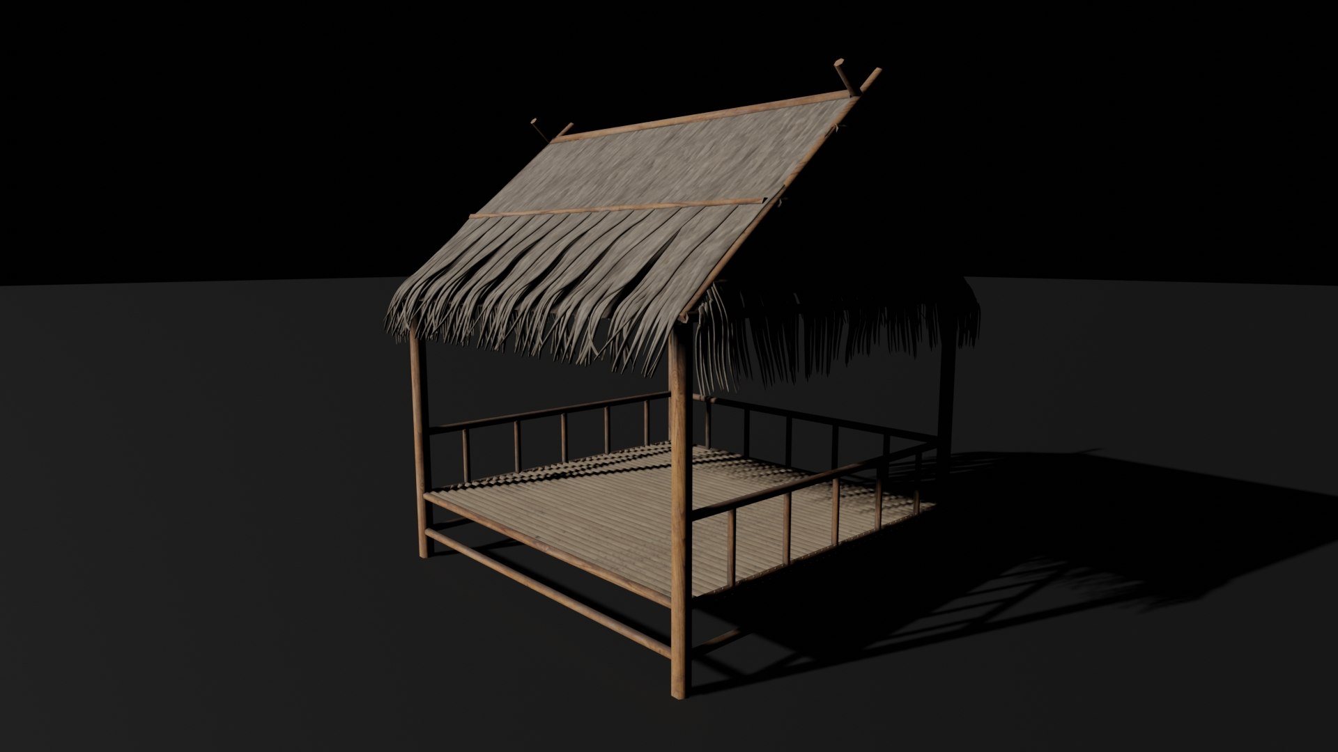 Thatch Hut 3D Model 3D Model - TurboSquid 1882997