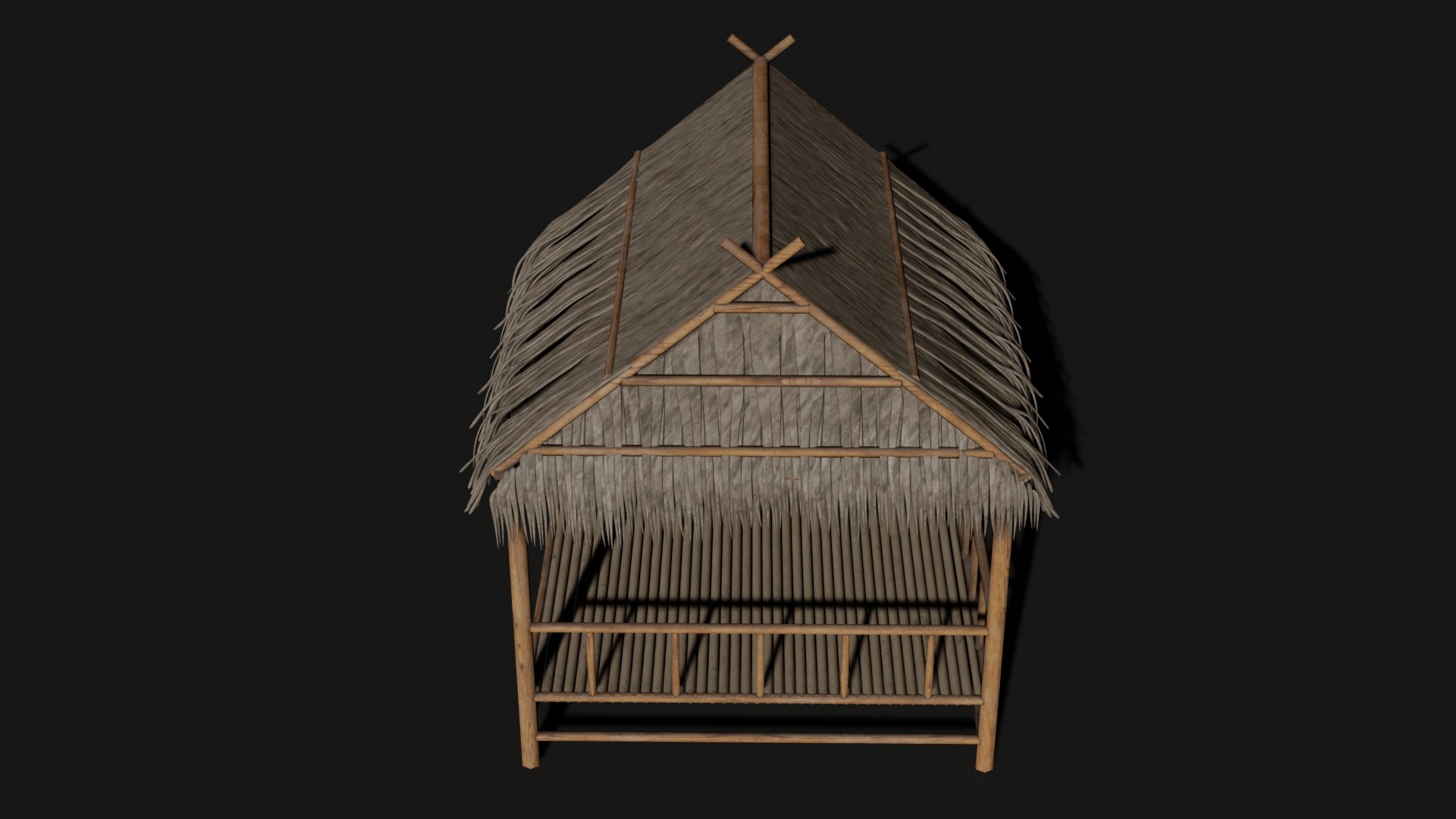 Thatch Hut 3D model 3D model - TurboSquid 1882997
