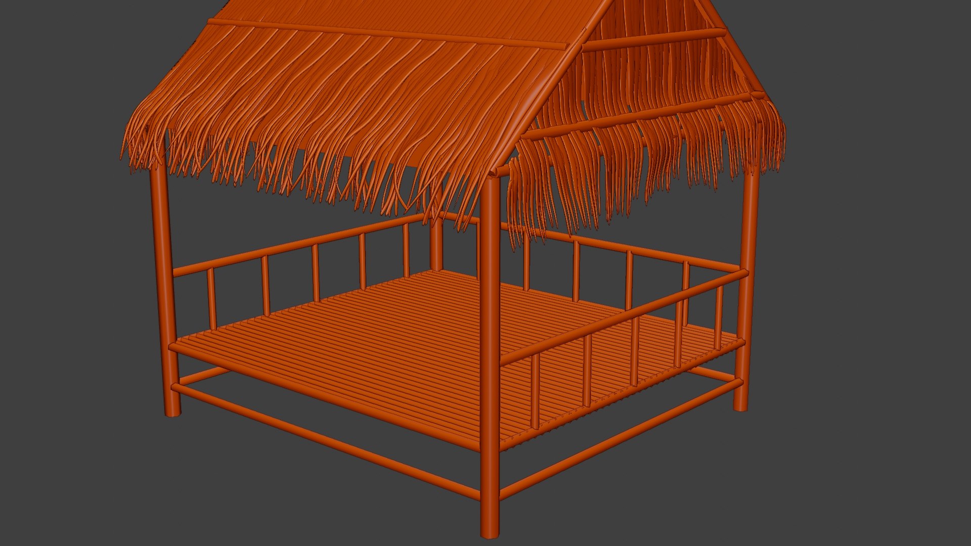 Thatch Hut 3D model 3D model - TurboSquid 1882997
