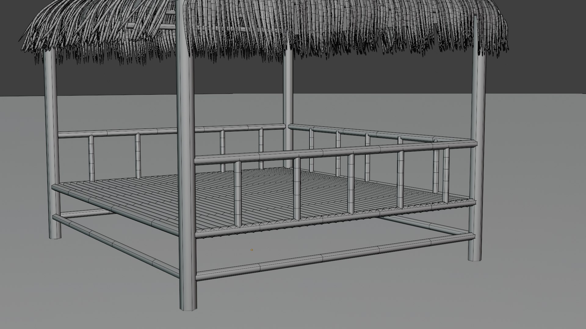 Thatch Hut 3D model 3D model - TurboSquid 1882997