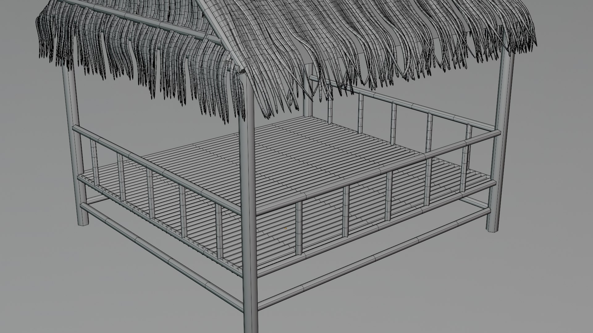 Thatch Hut 3D model 3D model - TurboSquid 1882997