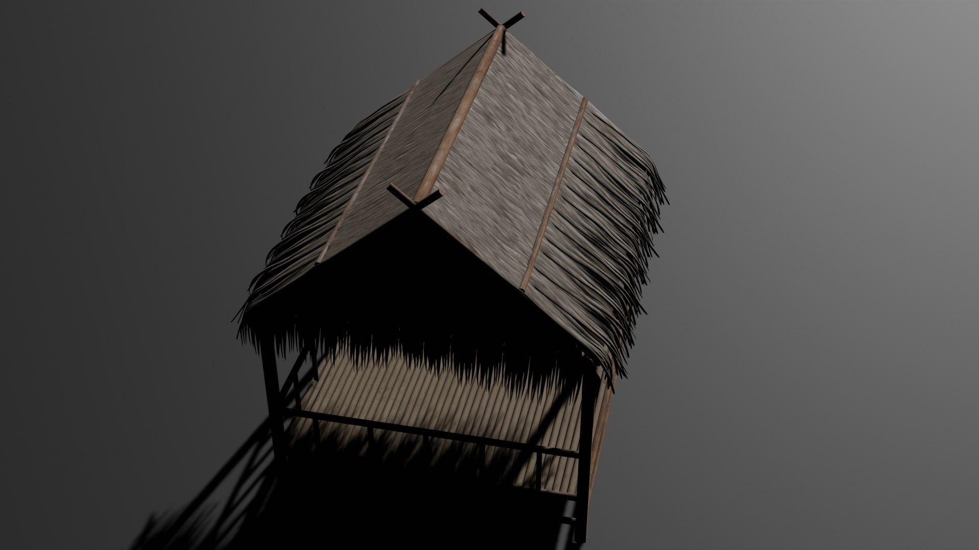 Thatch Hut 3D model 3D model - TurboSquid 1882997