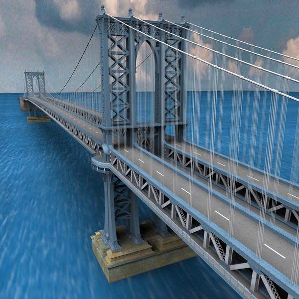 Manhattan Bridge 3D Models for Download | TurboSquid