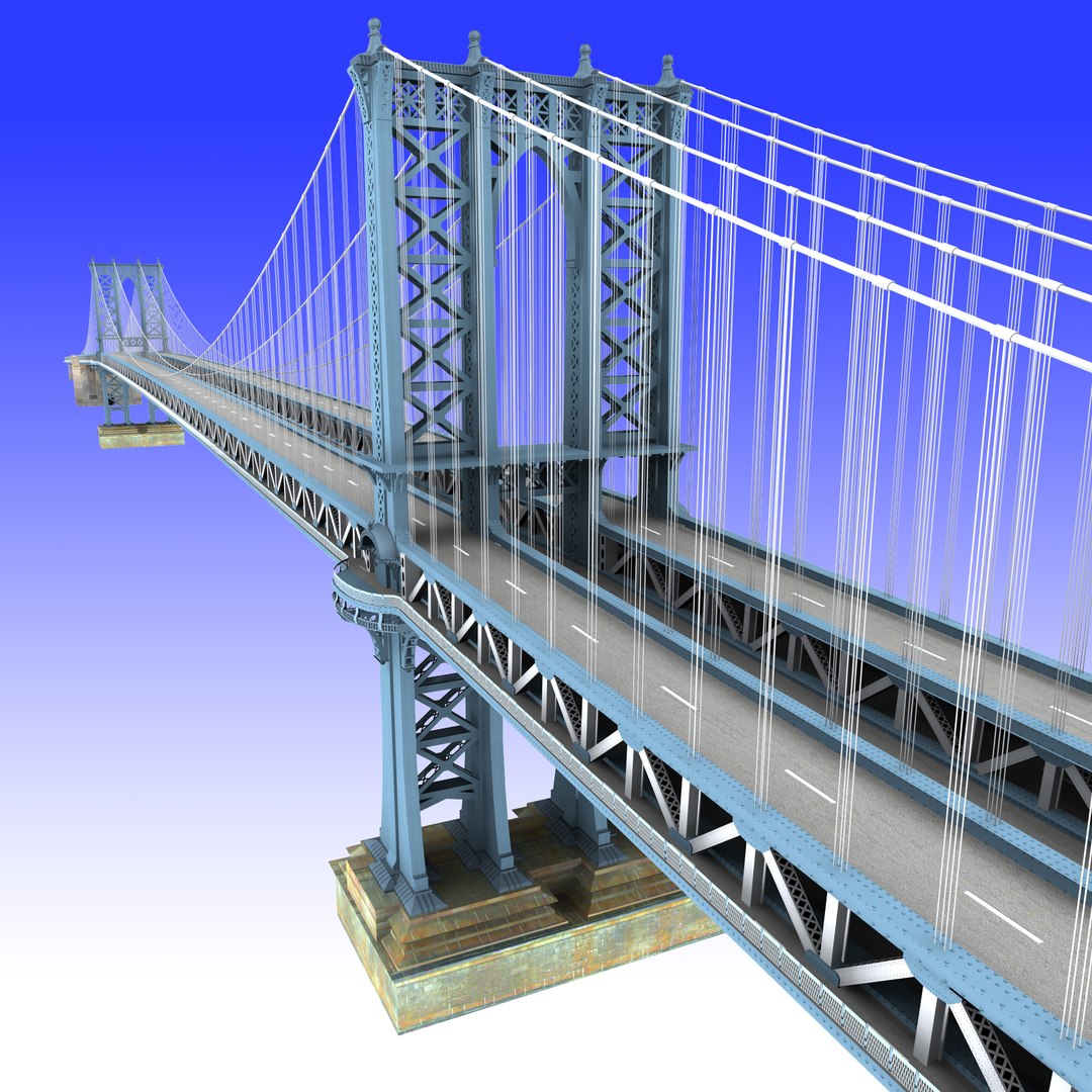 3ds Max Manhattan Bridge