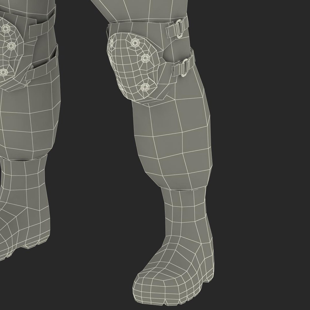 3d sas soldier static model