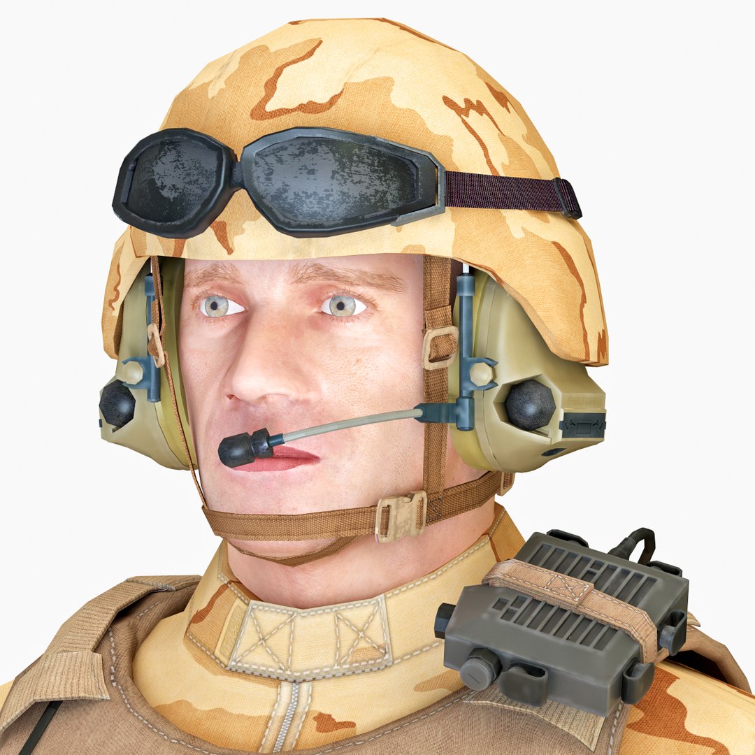 3d sas soldier static model