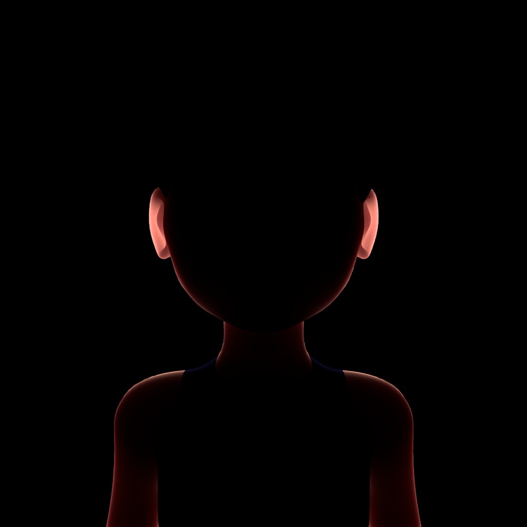 3d Model Character Lady