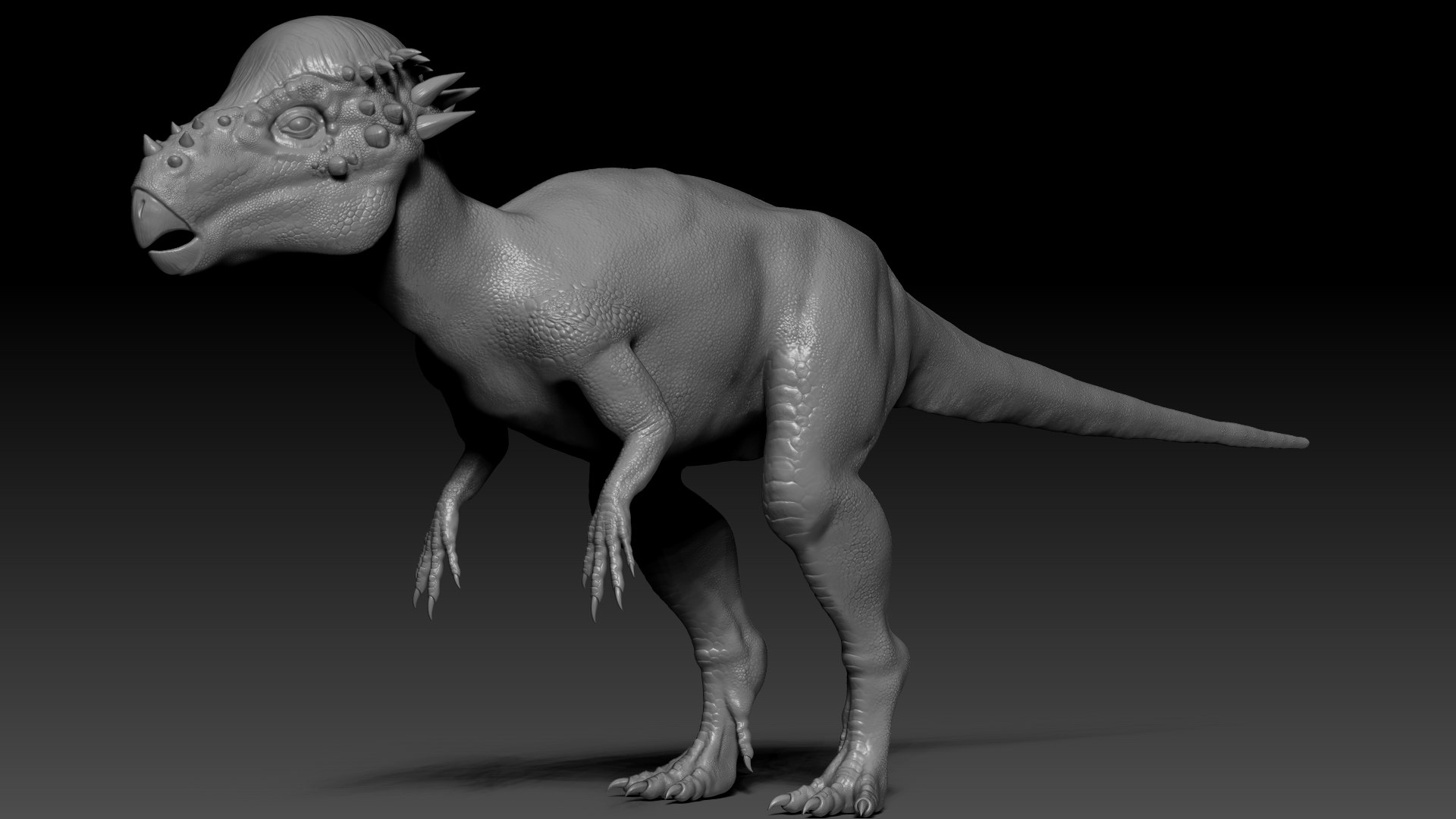 Pachycephalosaurus Sculpt Project 3D - TurboSquid 2091594