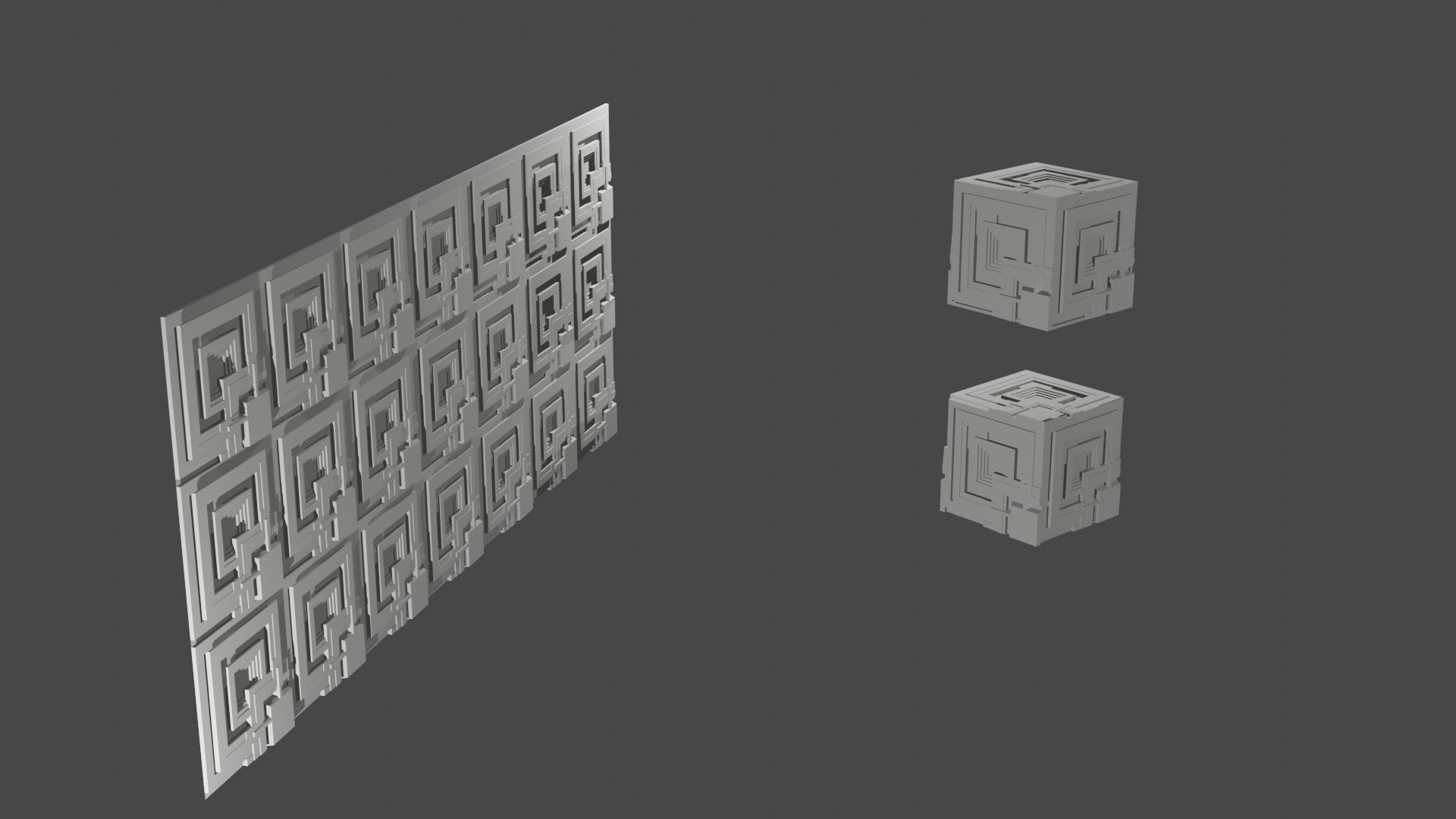 MAYAN Cubes 3D Model - TurboSquid 2023959