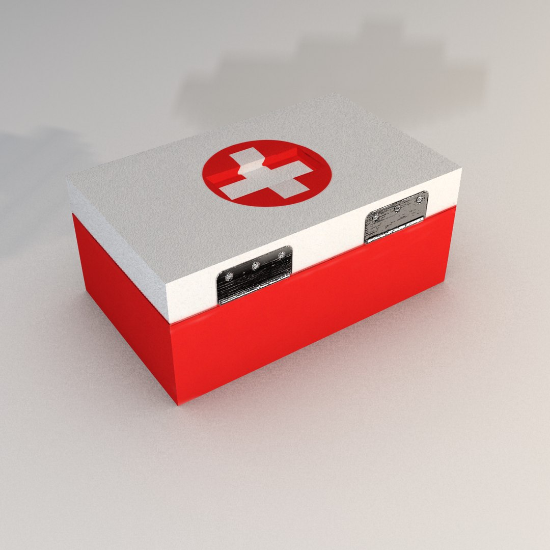 Aid box 3D model - TurboSquid 1197905