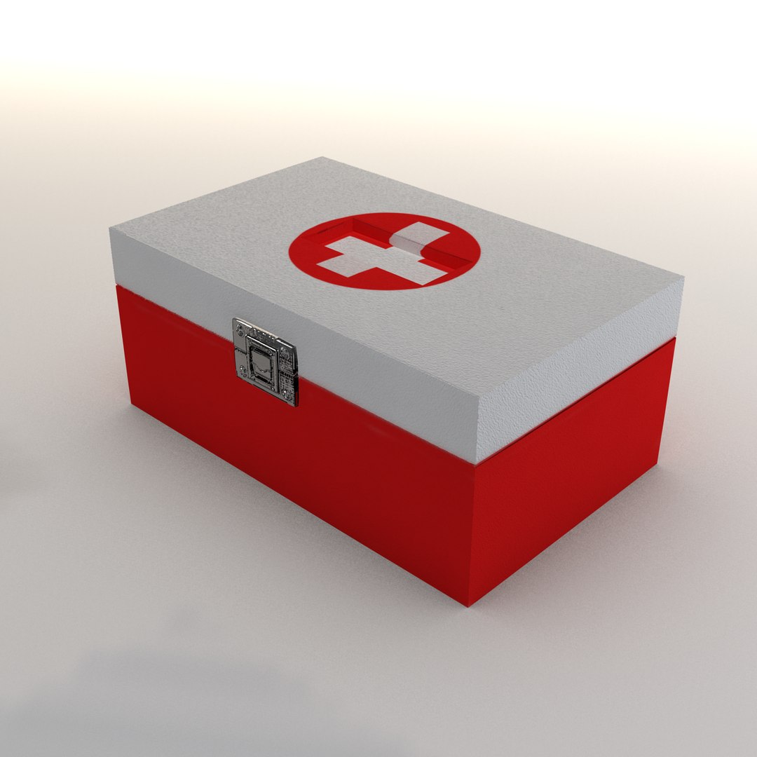 Aid box 3D model - TurboSquid 1197905