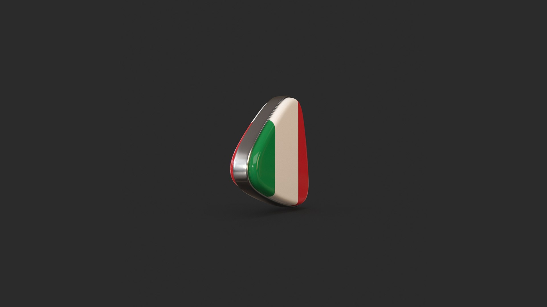 Italy Flag Icon 3D Model - TurboSquid 2058945