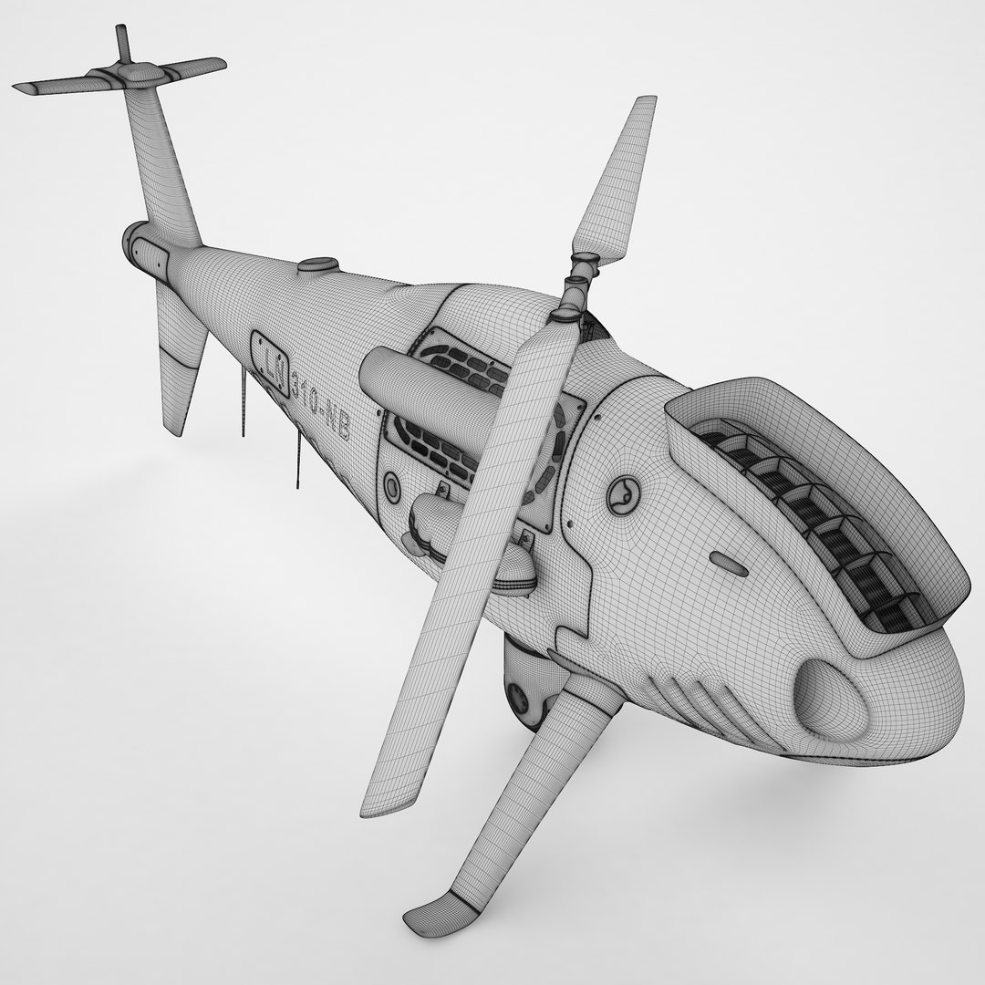 3D Schiebel Camcopter S100 UAV 02 Model - TurboSquid 2081376