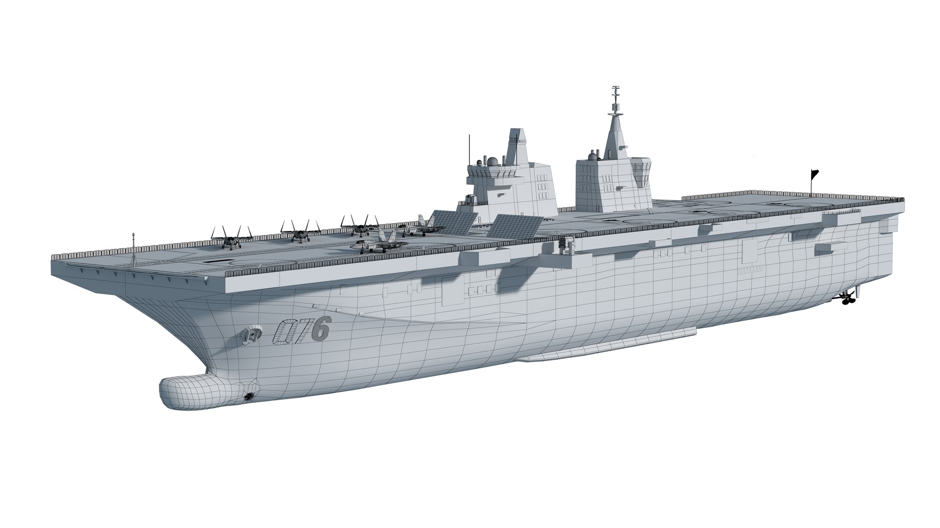 3D Model Chinese Peoples Liberation Army Navy076 Amphibious Assault ...