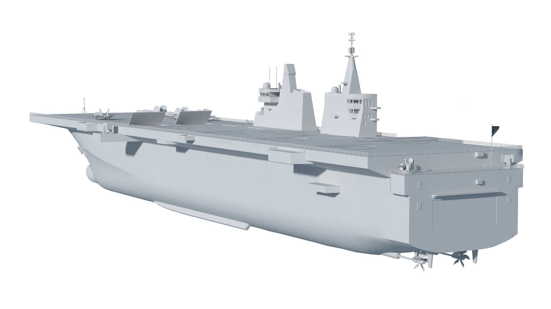 3D Model Chinese Peoples Liberation Army Navy076 Amphibious Assault ...