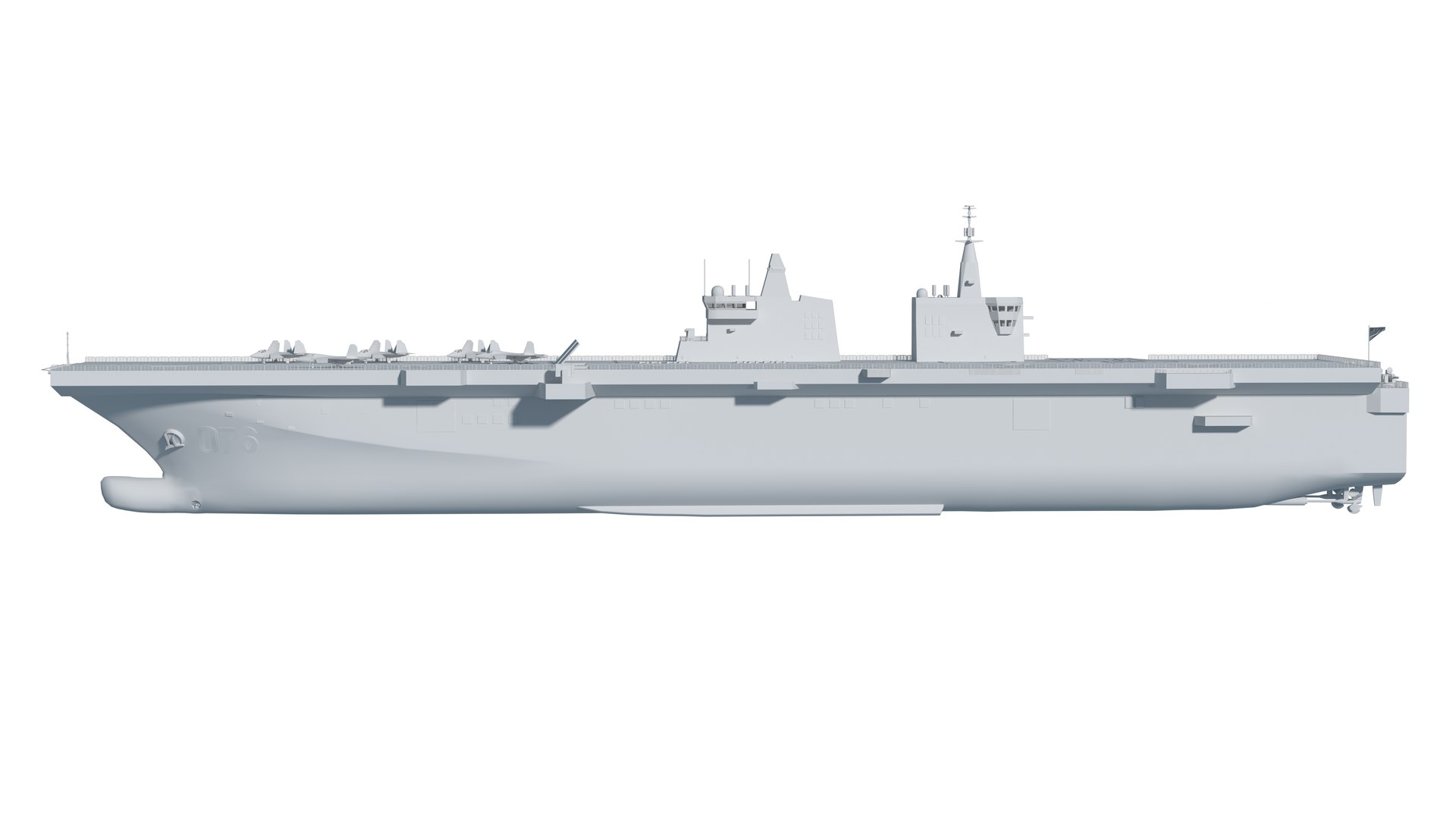 3D Model Chinese Peoples Liberation Army Navy076 Amphibious Assault ...