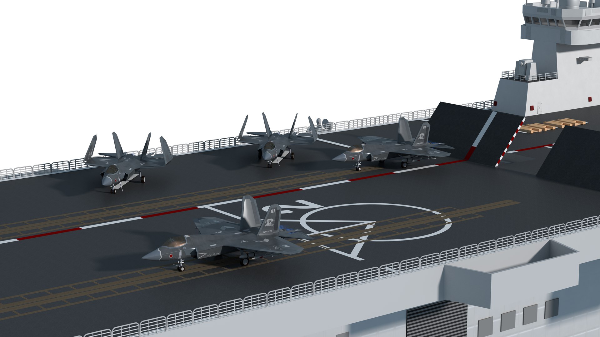 3D Model Chinese Peoples Liberation Army Navy076 Amphibious Assault ...