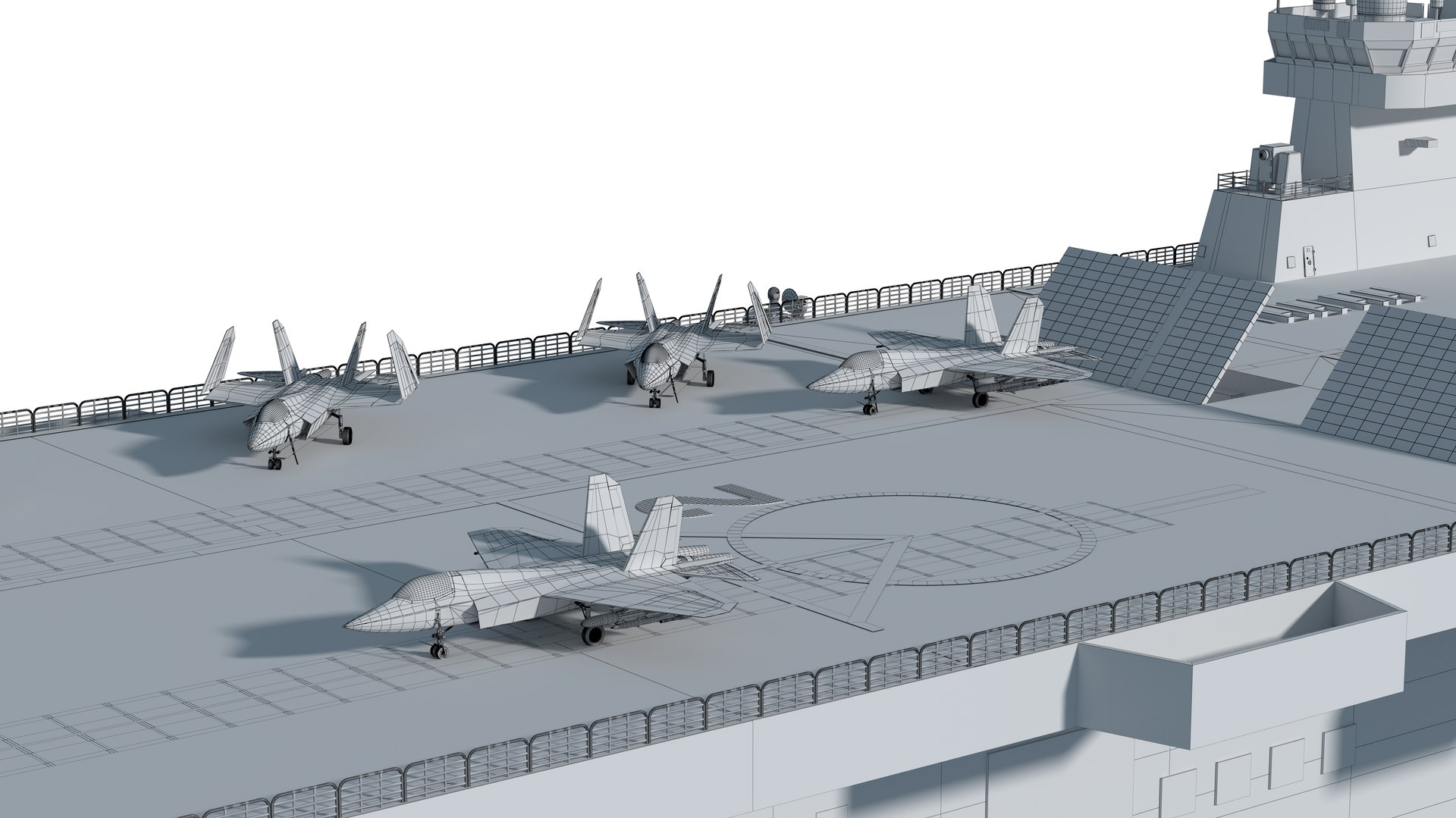 3D Model Chinese Peoples Liberation Army Navy076 Amphibious Assault ...