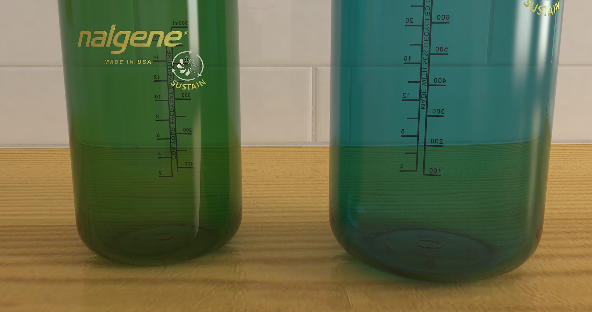 Nalgene Plastic Bottles 3D model 3D model - TurboSquid 2003724
