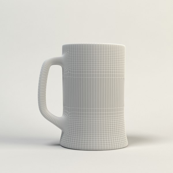 3d beer glass model