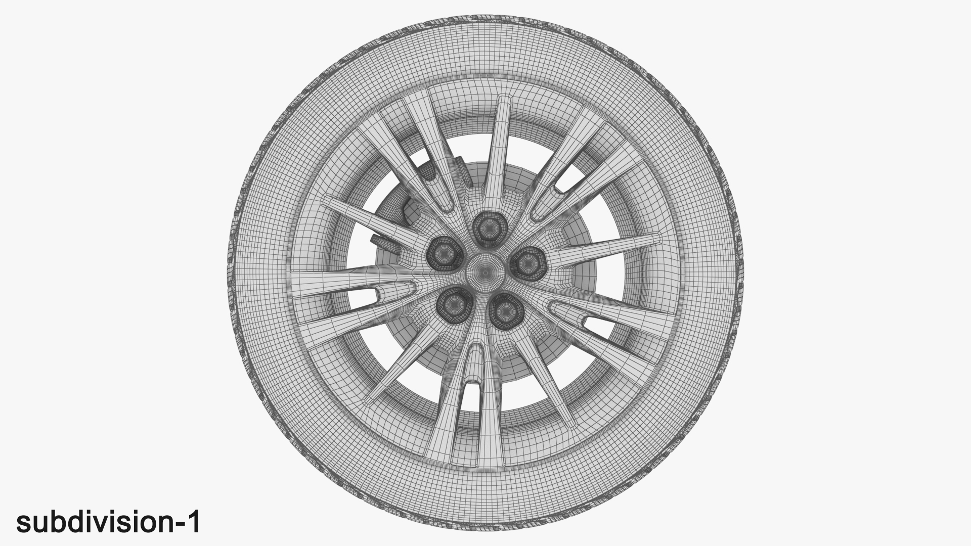3D car wheel model - TurboSquid 1450763