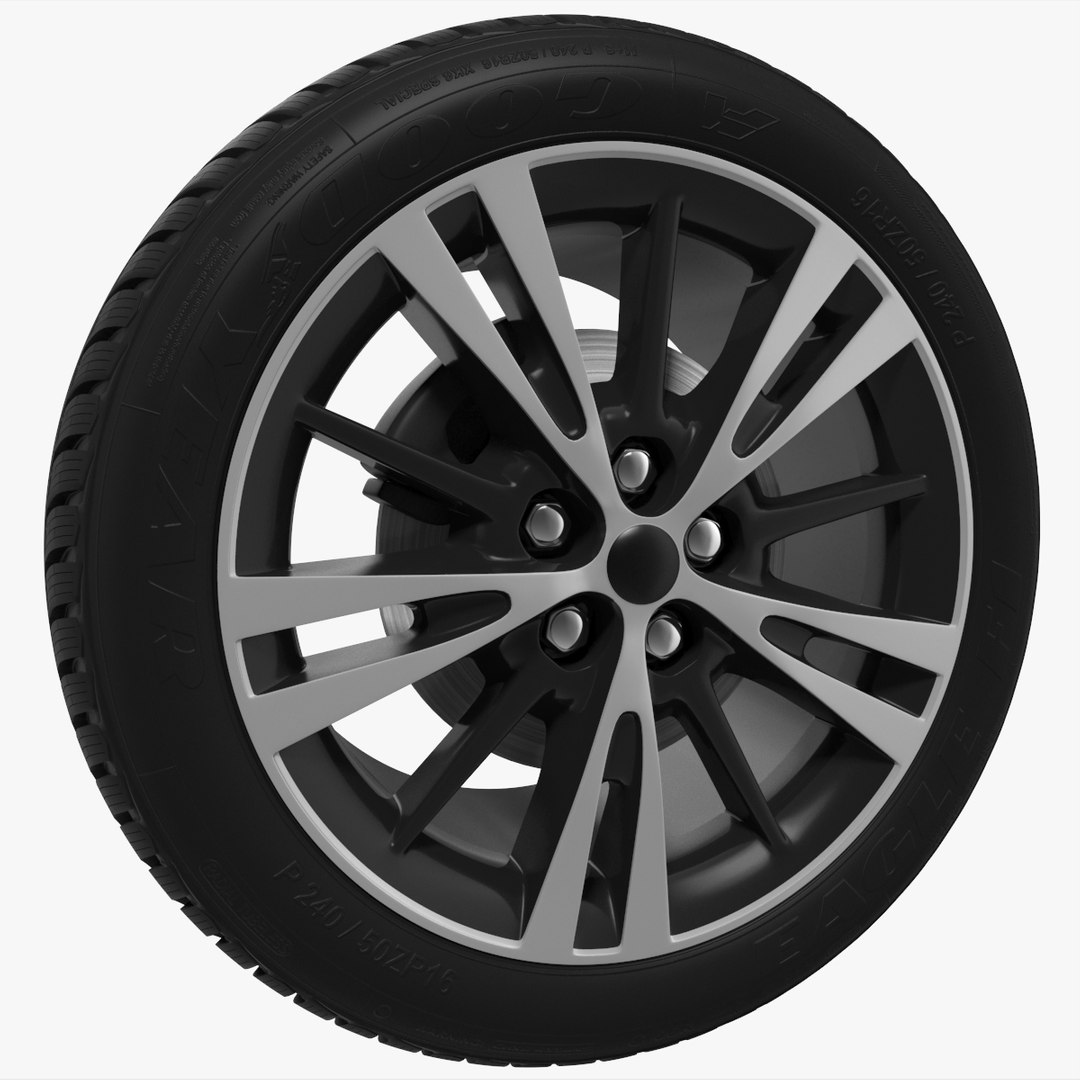 3D car wheel model - TurboSquid 1450763