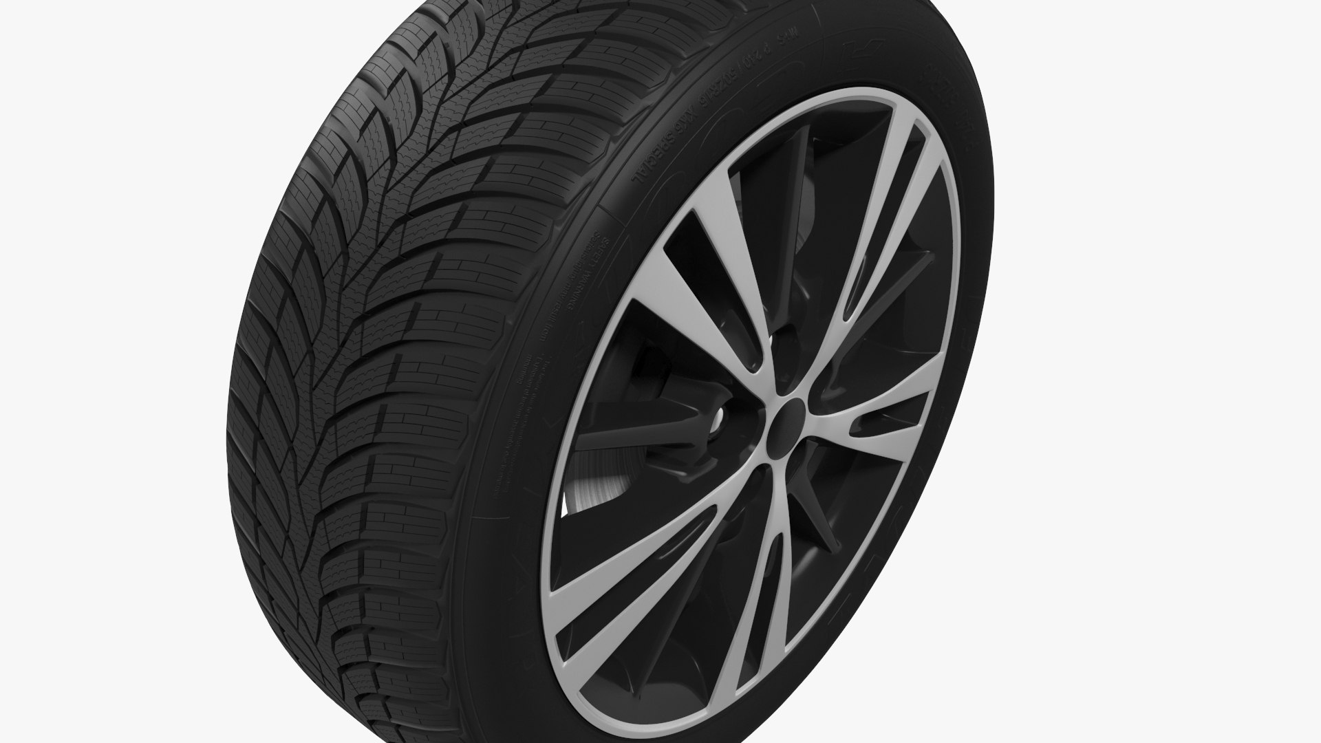 3D car wheel model - TurboSquid 1450763