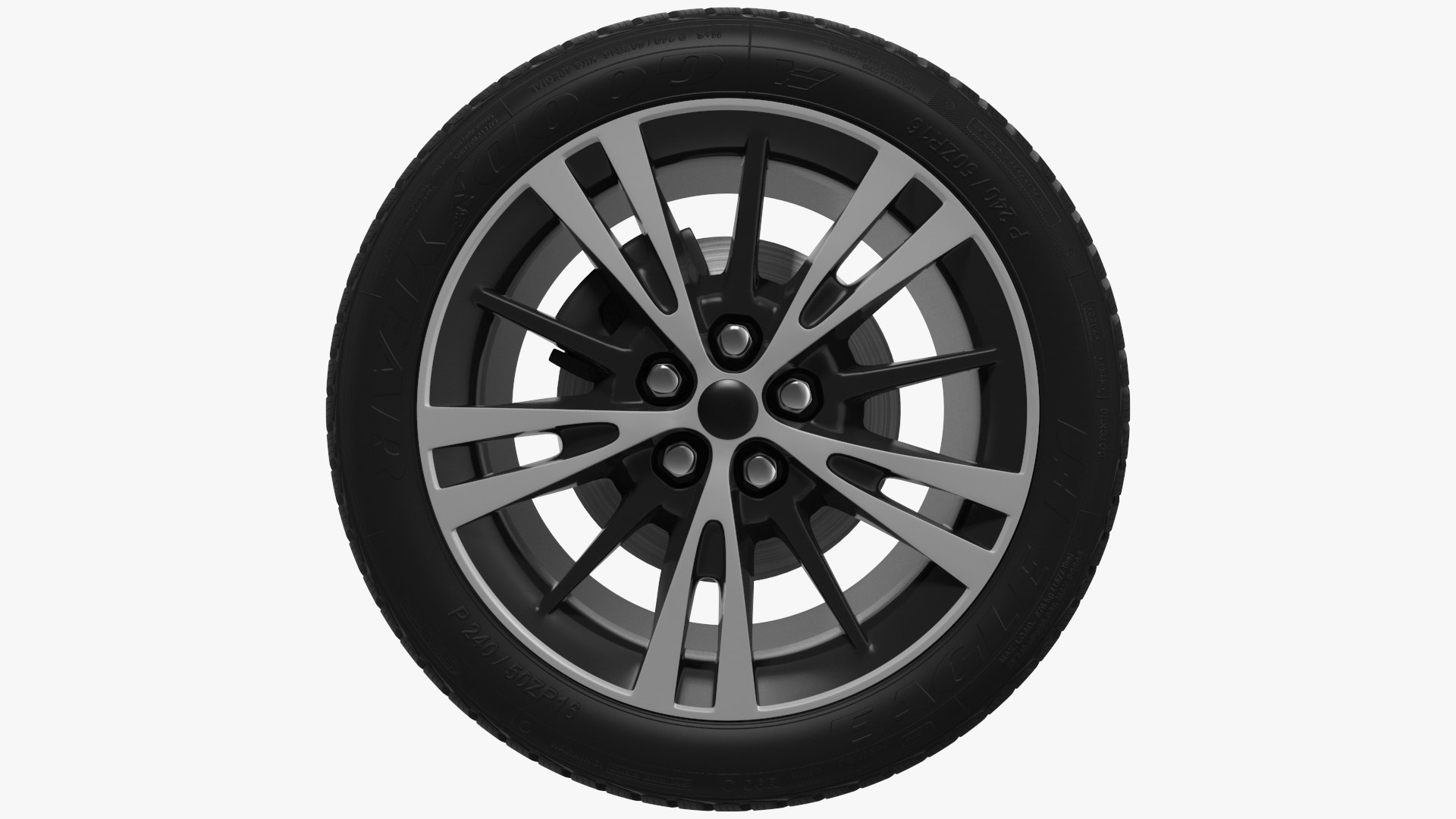 3D car wheel model - TurboSquid 1450763