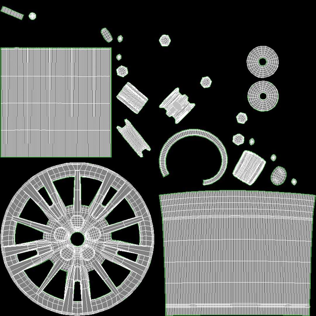 3D car wheel model - TurboSquid 1450763