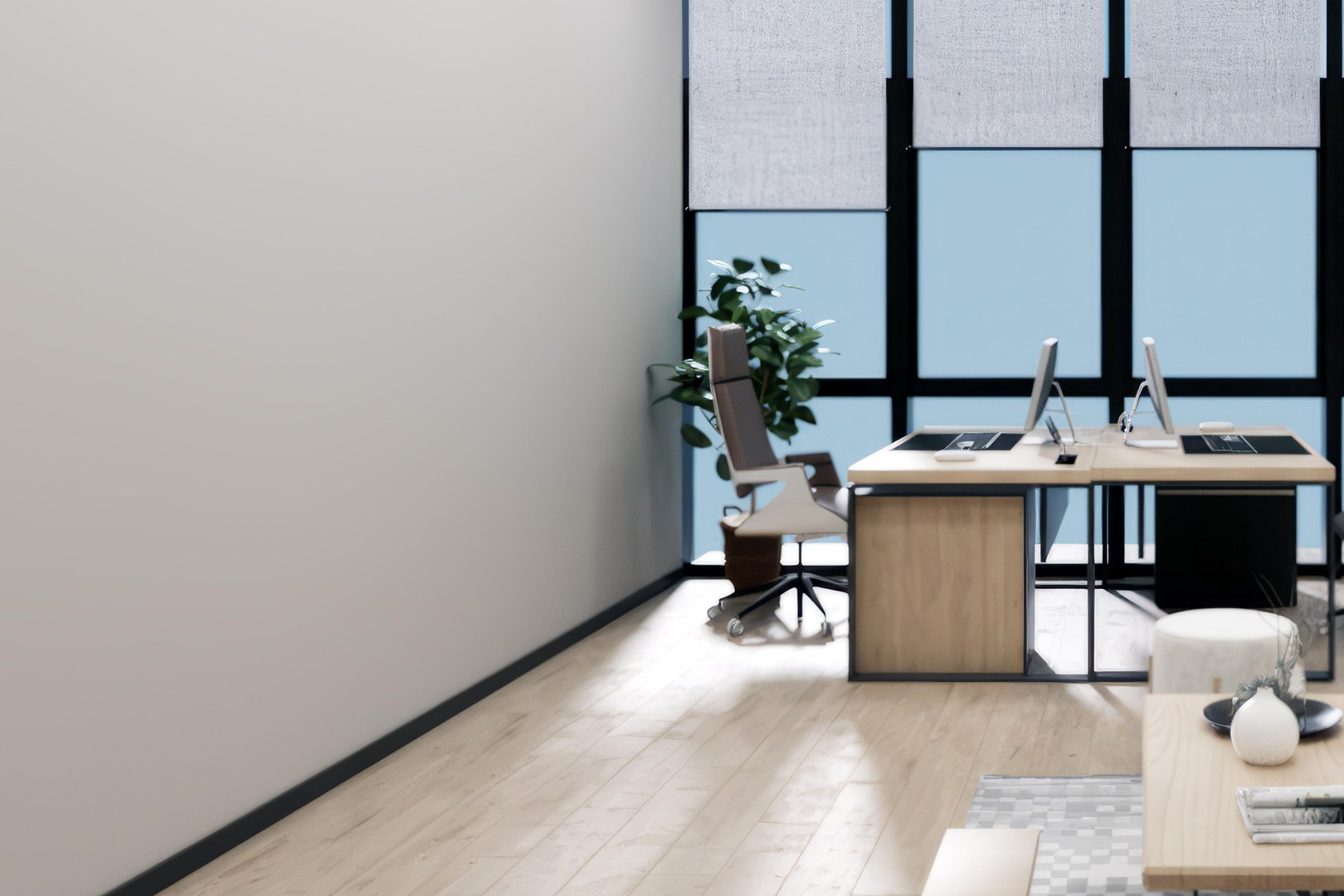 3D Space Office Modern Manager Model - TurboSquid 2110326