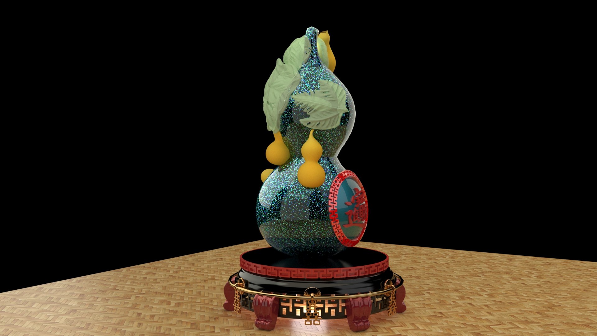 Chinese Gourd Model - TurboSquid 2136565