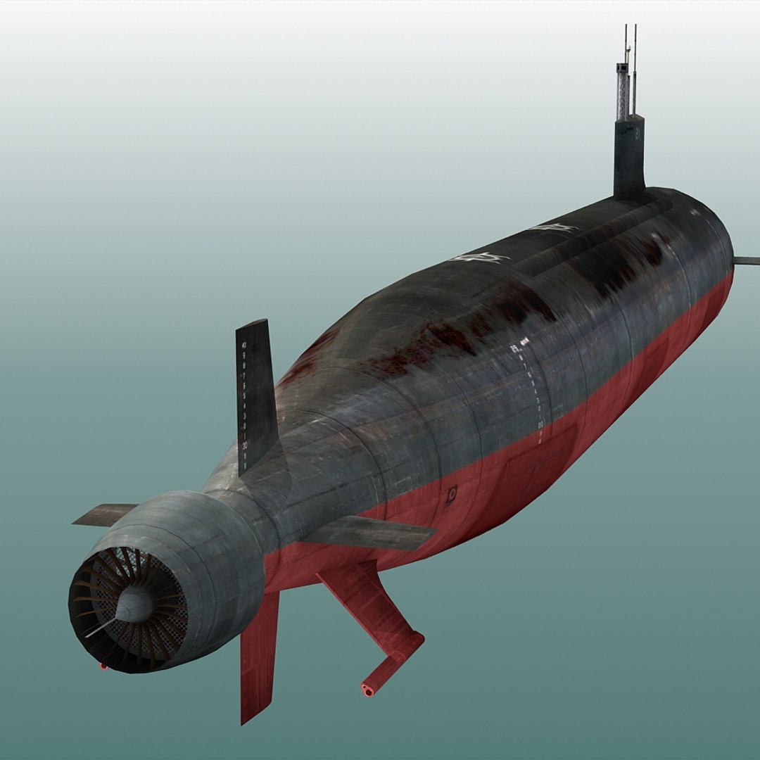 3ds Max Uss Seawolf Ssn-21 Submarine